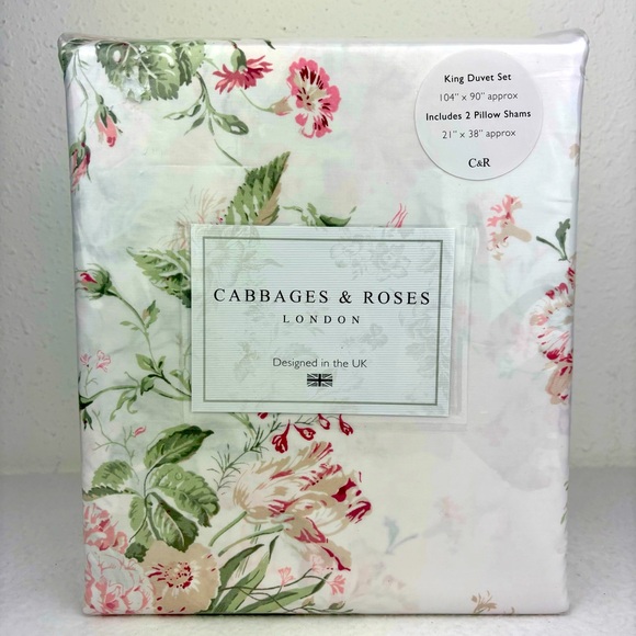 Cabbages & Roses | Bedding | Cabbages Roses King Constance Russet ...